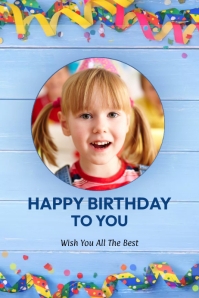 Rainbow Birthday Poster Template | PosterMyWall