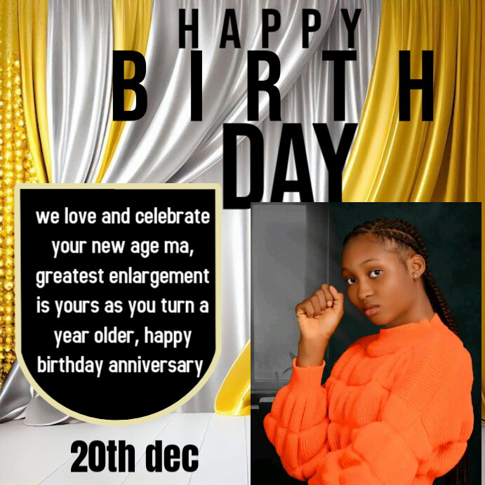 Birthday Template | PosterMyWall