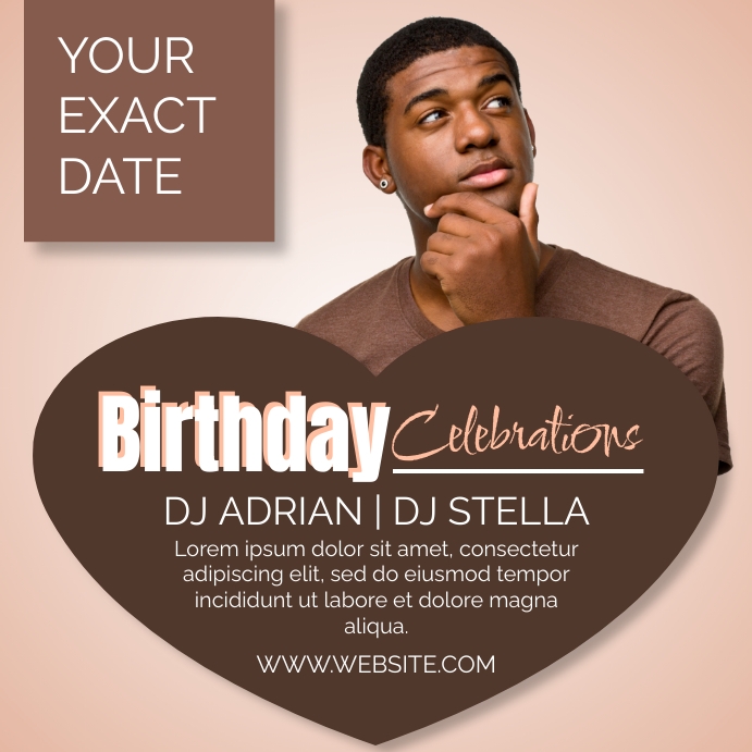 Birthday Template | PosterMyWall