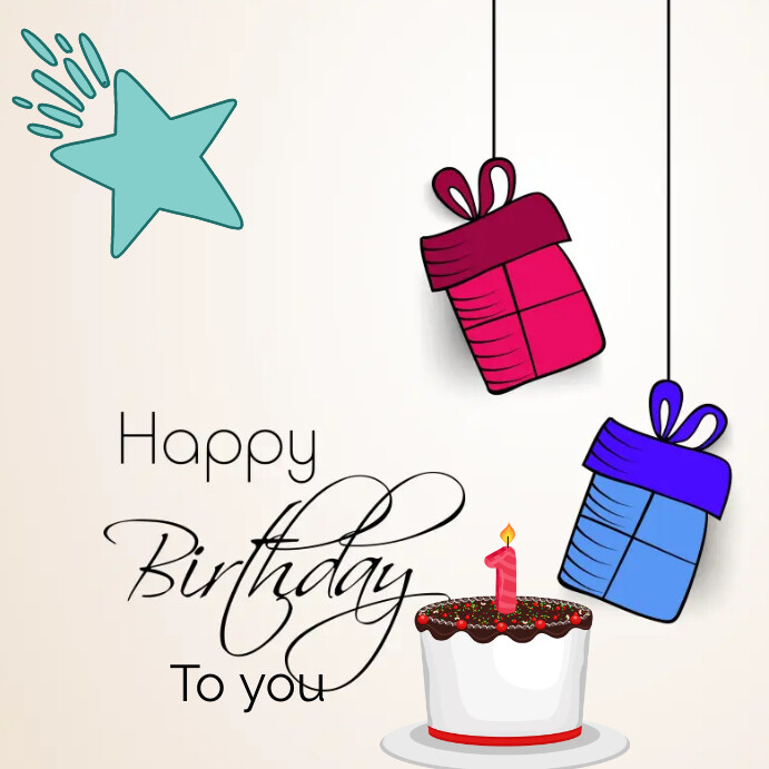 BIRTHDAY Template | PosterMyWall
