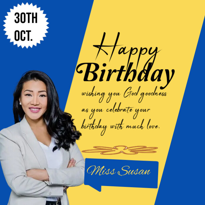 Birthday Template | PosterMyWall