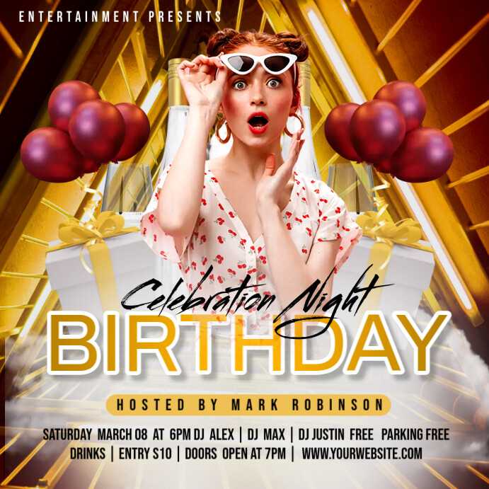 Birthday Template | PosterMyWall