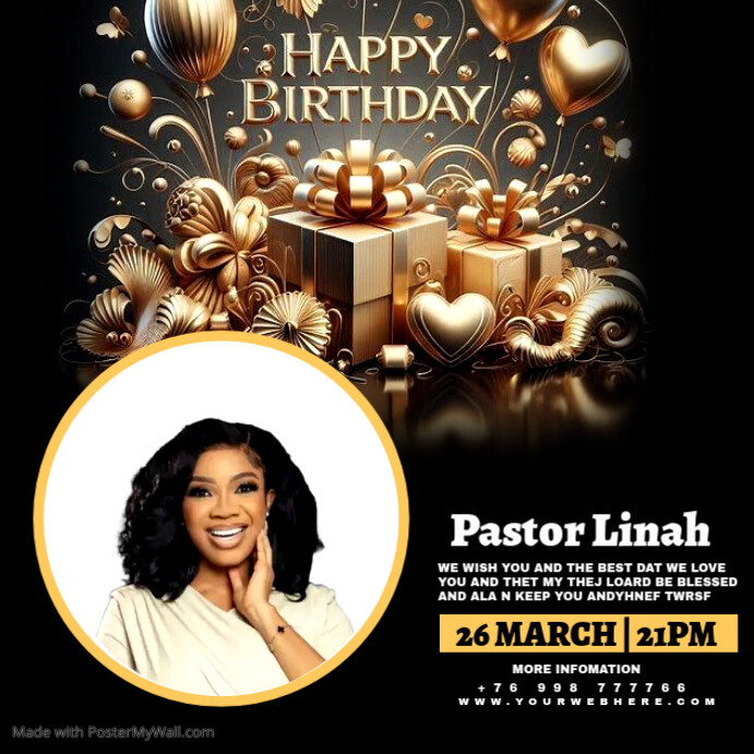 Copy of birthday design | PosterMyWall