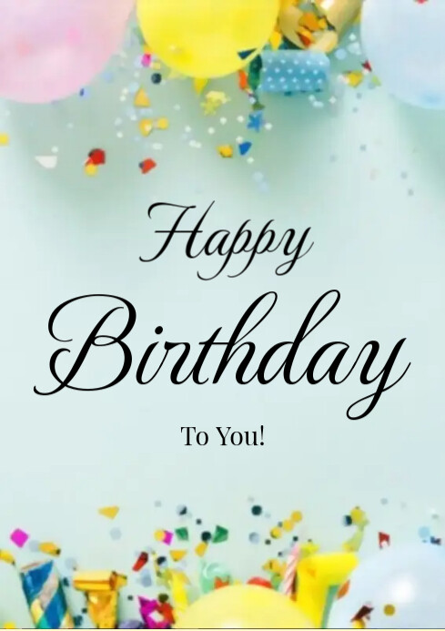 Birthday Template | PosterMyWall