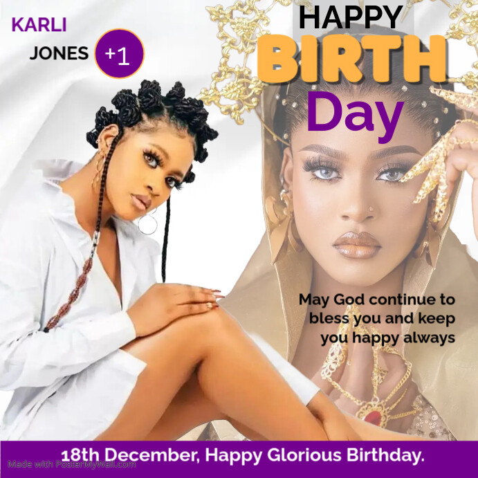 Birthday Template | PosterMyWall