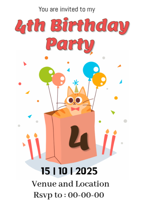Birthday design template | PosterMyWall