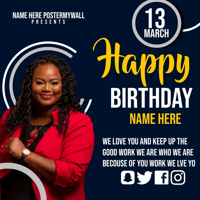 Copy of birthday | PosterMyWall