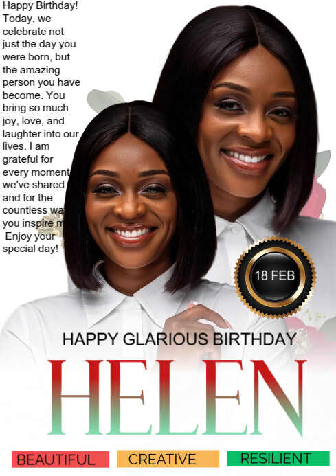 Birthday design Template | PosterMyWall