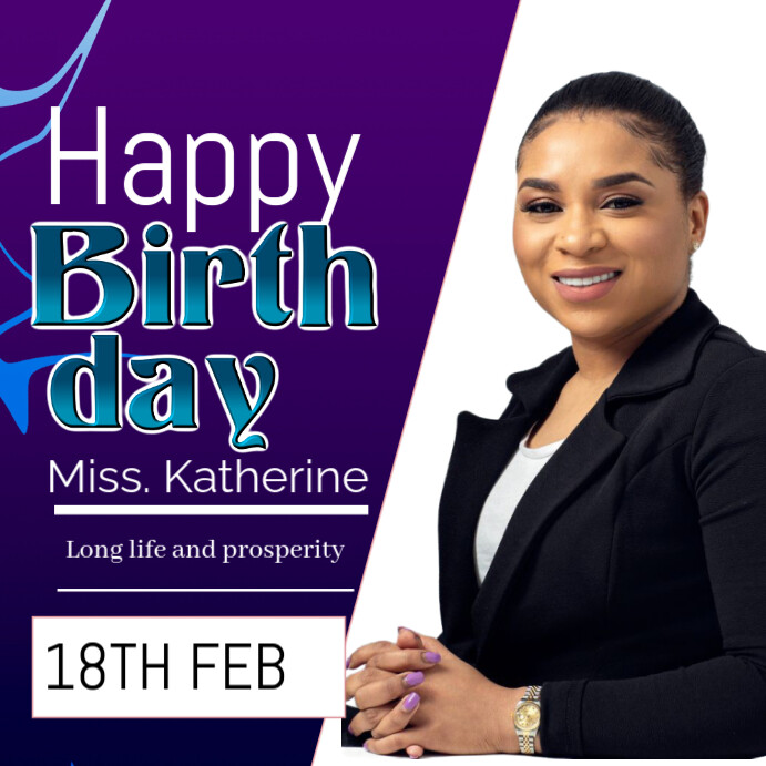 BIRTHDAY DESIGN Template | PosterMyWall