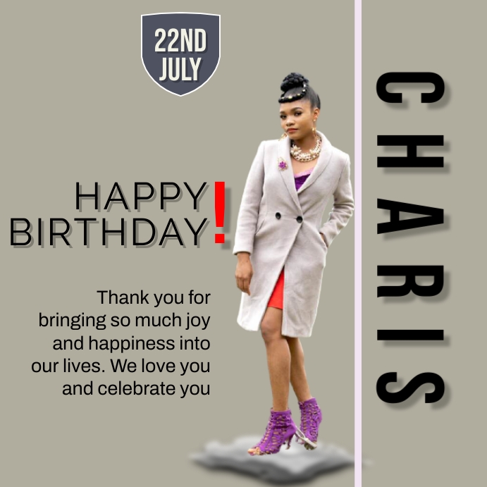 Birthday Template | PosterMyWall
