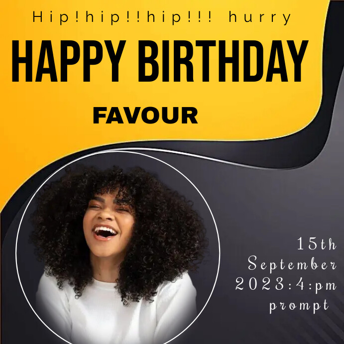 Birthday Template | PosterMyWall