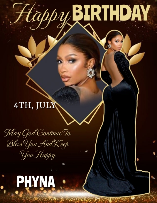 Birthday Modelo | PosterMyWall
