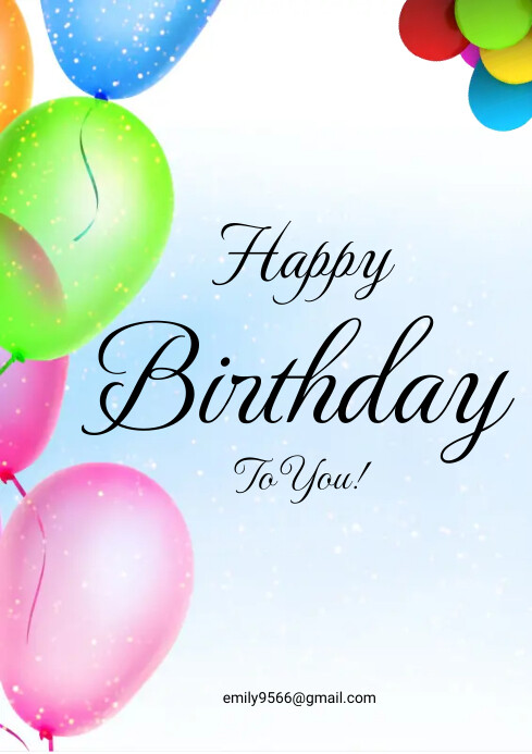 Birthday Template | PosterMyWall