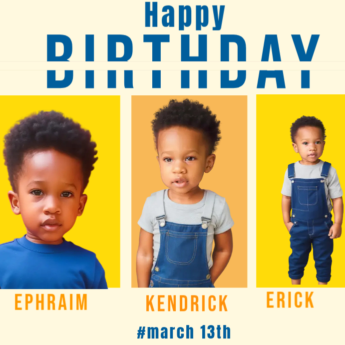 Birthday Template | PosterMyWall