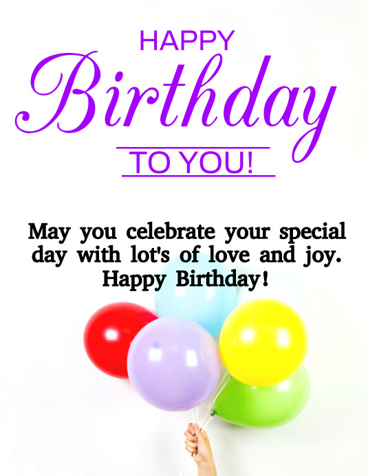 Plantilla de Birthday | PosterMyWall