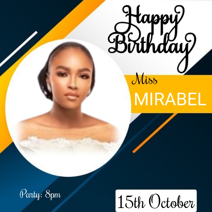 Birthday Template | PosterMyWall