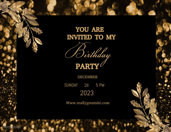 Birthday Event Template | PosterMyWall