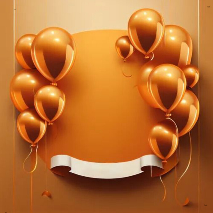Birthday Festive Balloon Frame Design Template | PosterMyWall