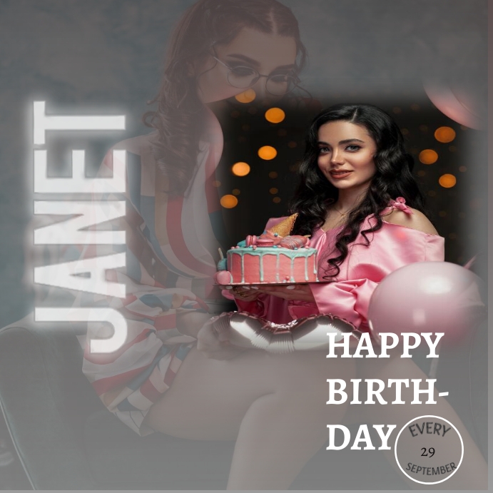 De Modelo De Estilo De Aniversário | PosterMyWall