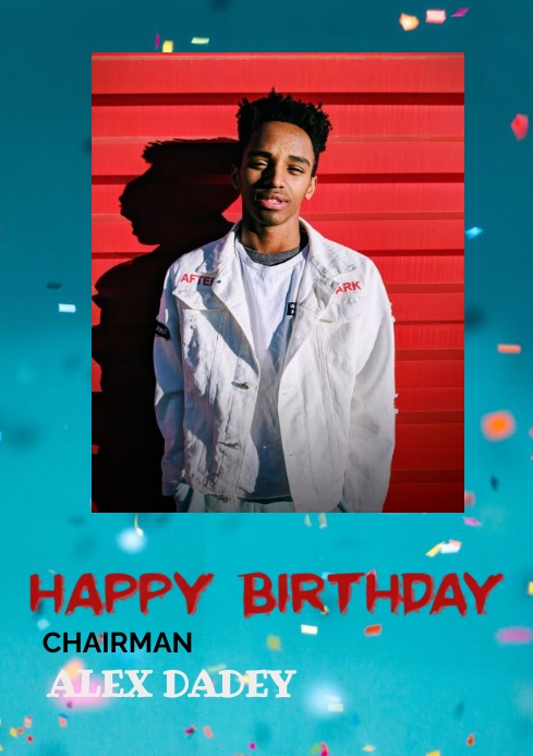 Birthday flair template | PosterMyWall