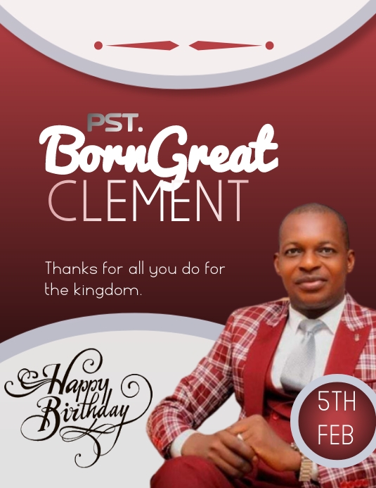 Birthday flier (3) Template | PosterMyWall