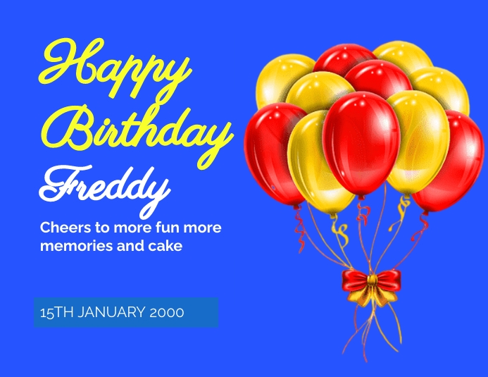 Birthday flier Template | PosterMyWall