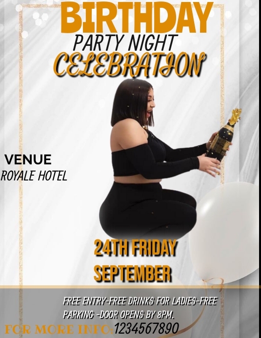 Birthday flyer (1) Template | PosterMyWall