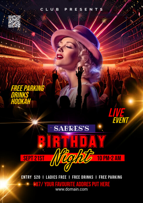 Birthday Flyer (1) Template | PosterMyWall