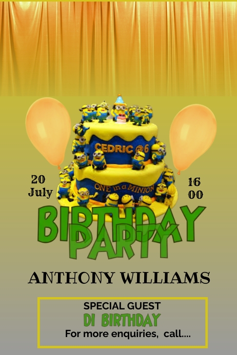 Birthday flyer (33) Template | PosterMyWall