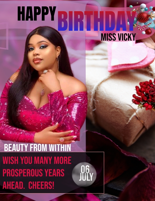 Copy of Birthday flyer (50) | PosterMyWall