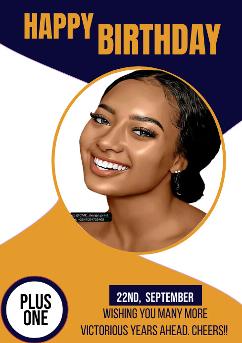 Birthday flyer Template | PosterMyWall