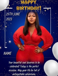 First Birthday Flyer ADS Template | PosterMyWall