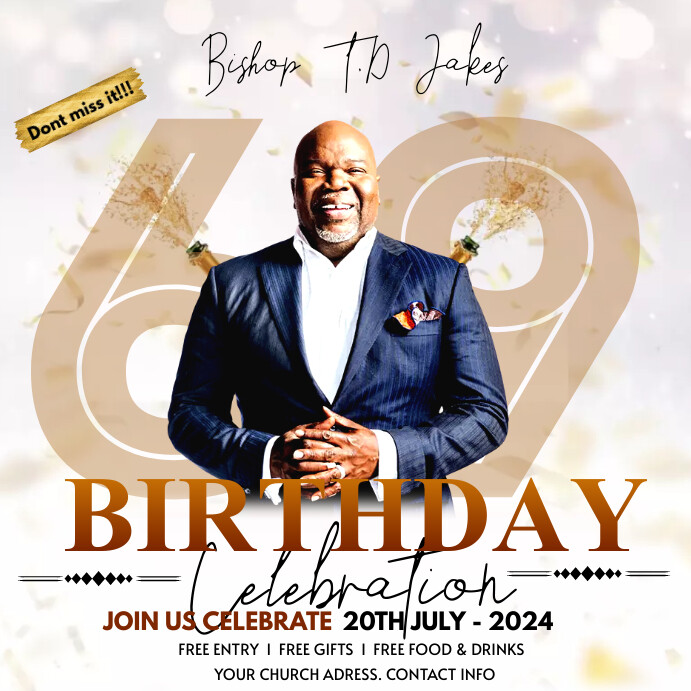 Birthday flyer design template | PosterMyWall