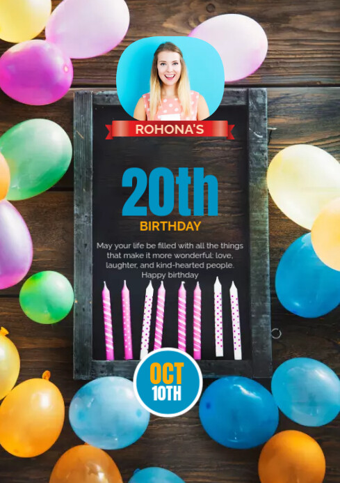 Birthday Flyer Template | PosterMyWall