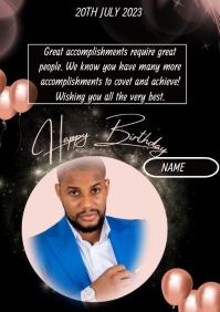 First Birthday Flyer ADS Template | PosterMyWall