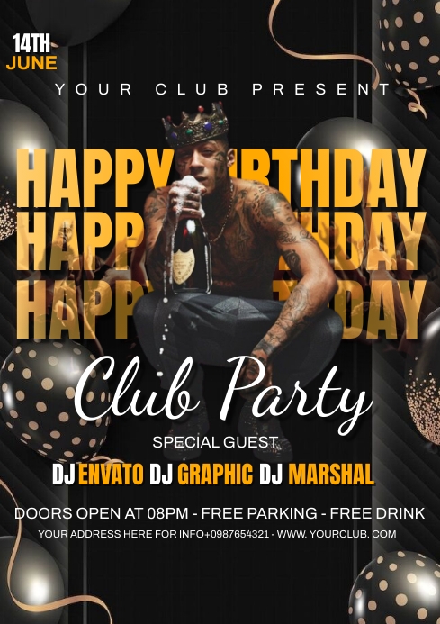 Birthday flyer Template | PosterMyWall