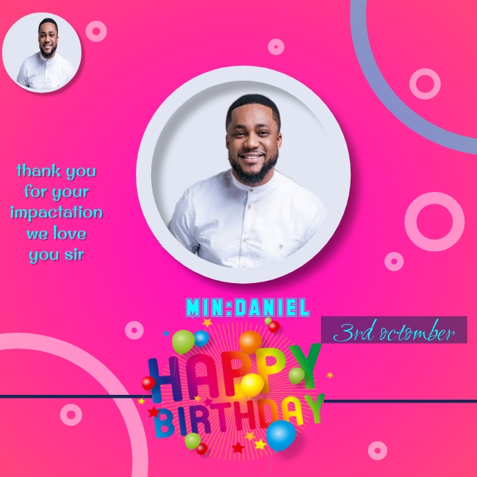 Copy of birthday flyer template (6) | PosterMyWall