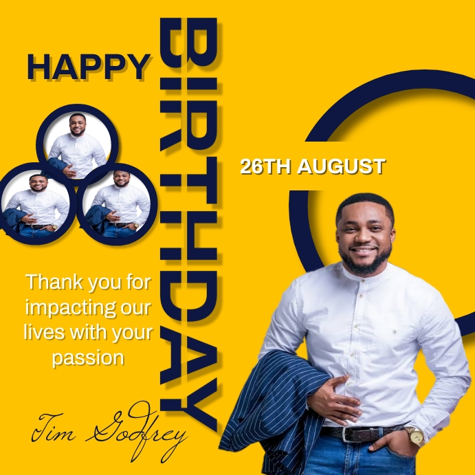 birthday flyer template (6) | PosterMyWall