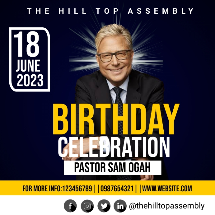 Birthday flyer template | PosterMyWall