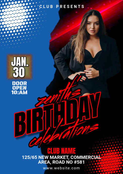 Birthday Flyer Template | PosterMyWall