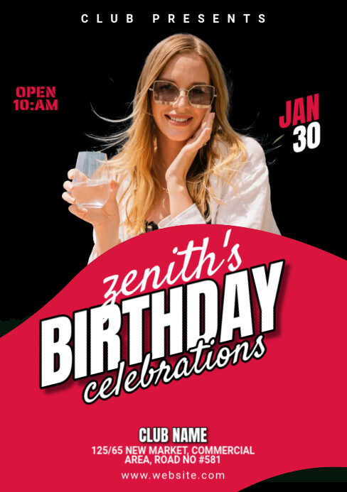 Birthday Flyer Template | PosterMyWall