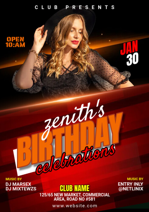Birthday Flyer Template | PosterMyWall