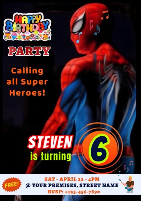 Birthday Flyer Video Template | PosterMyWall