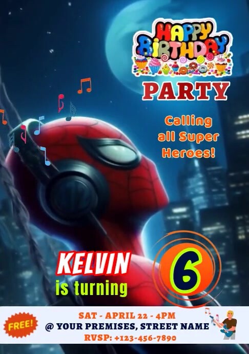 Birthday Flyer Video Template | PosterMyWall