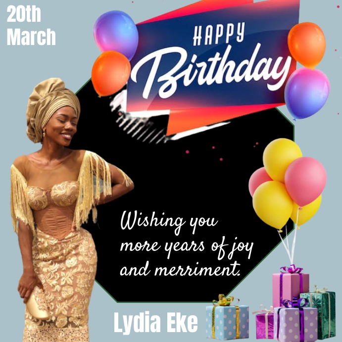 birthday flyers Template | PosterMyWall