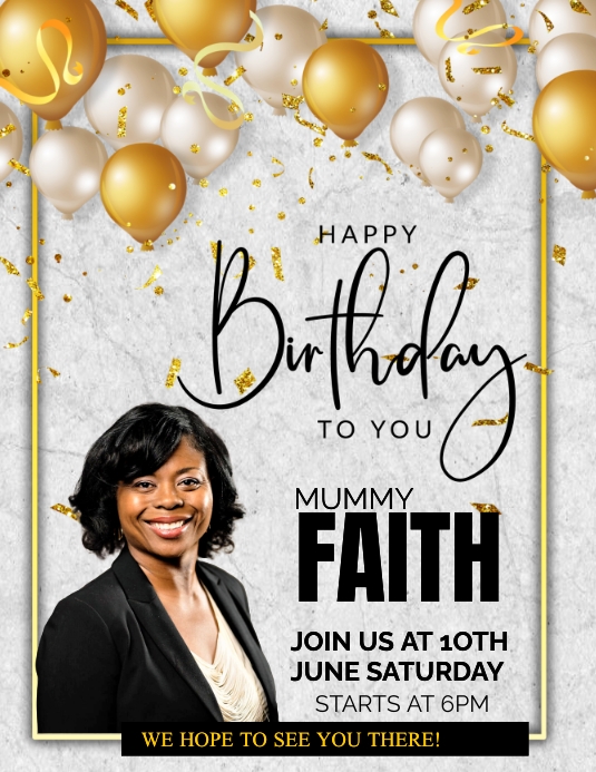 BIRTHDAY FLYERS Template | PosterMyWall