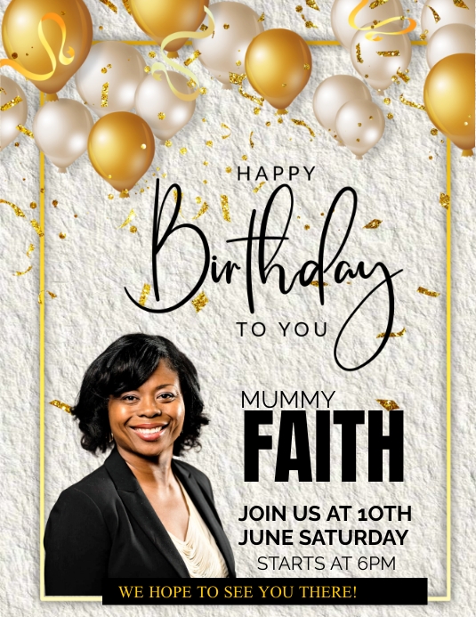 BIRTHDAY FLYERS Template | PosterMyWall