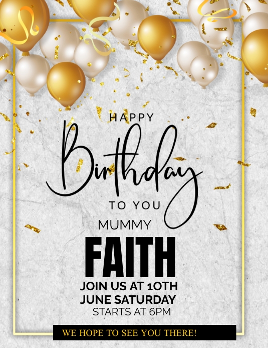 BIRTHDAY FLYERS Template | PosterMyWall