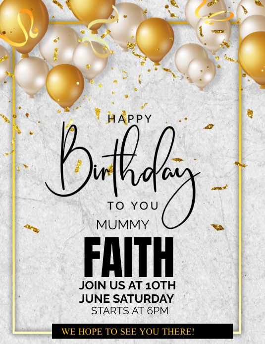BIRTHDAY FLYERS Template | PosterMyWall