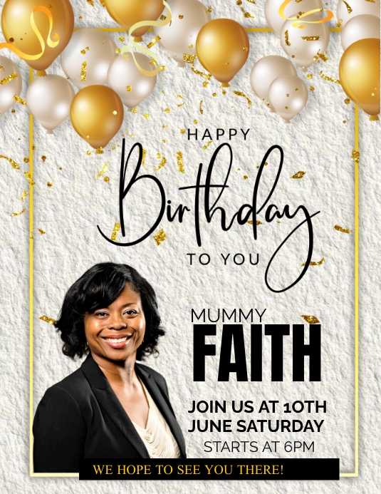 BIRTHDAY FLYERS Template | PosterMyWall